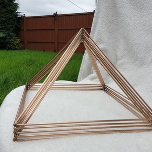 Copper Pyramid for Meditation, Cleansing & Charging Crystals - Gift ...
