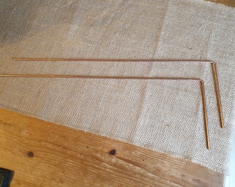 Long Stainless Steel Divining Dowsing Rods Paranormal Ghost Hunting ...