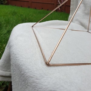 Copper Pyramid for Cleansing & Charging Crystals - Meditation - Gift ...