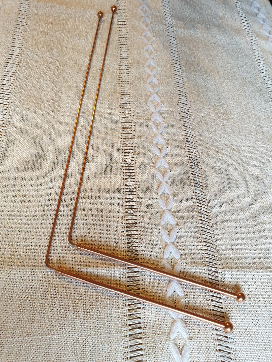 Pure Solid Copper Divining Dowsing Rods With Swivel Handles - Two Ball ...