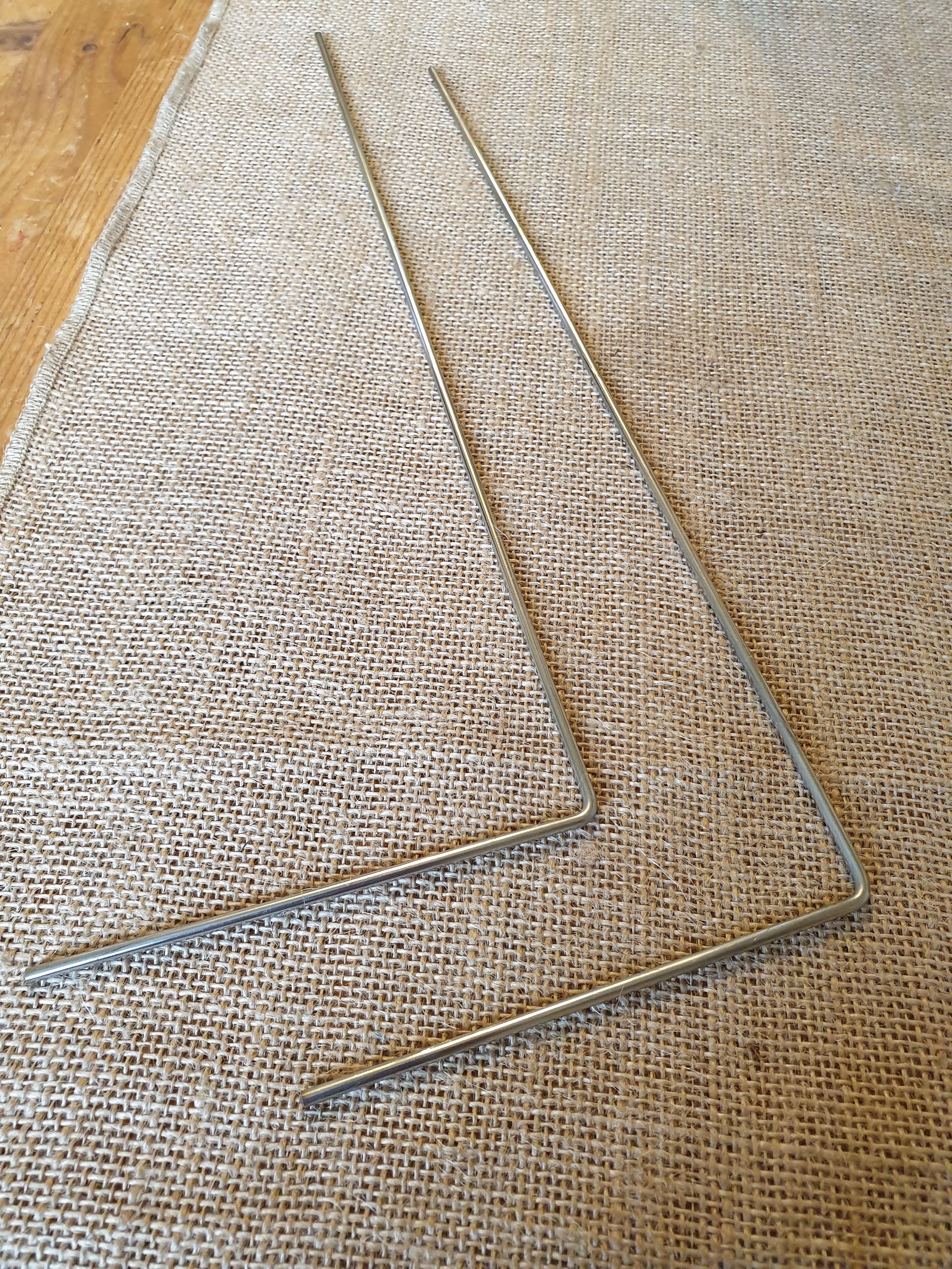 Long Stainless Steel Divining Dowsing Rods Paranormal Ghost Hunting ...