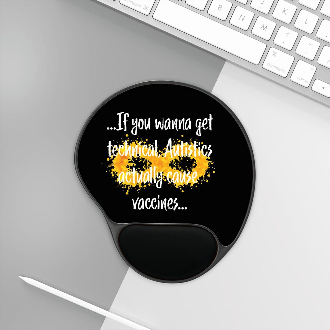 Ballads & Bards Gold Infinity Mouse Pad With Wrist Rest: If You Wanna ...