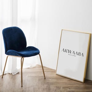 Akwaaba African Wall Art Print | Ghana Art | Ghana Poster | Ghanaian ...