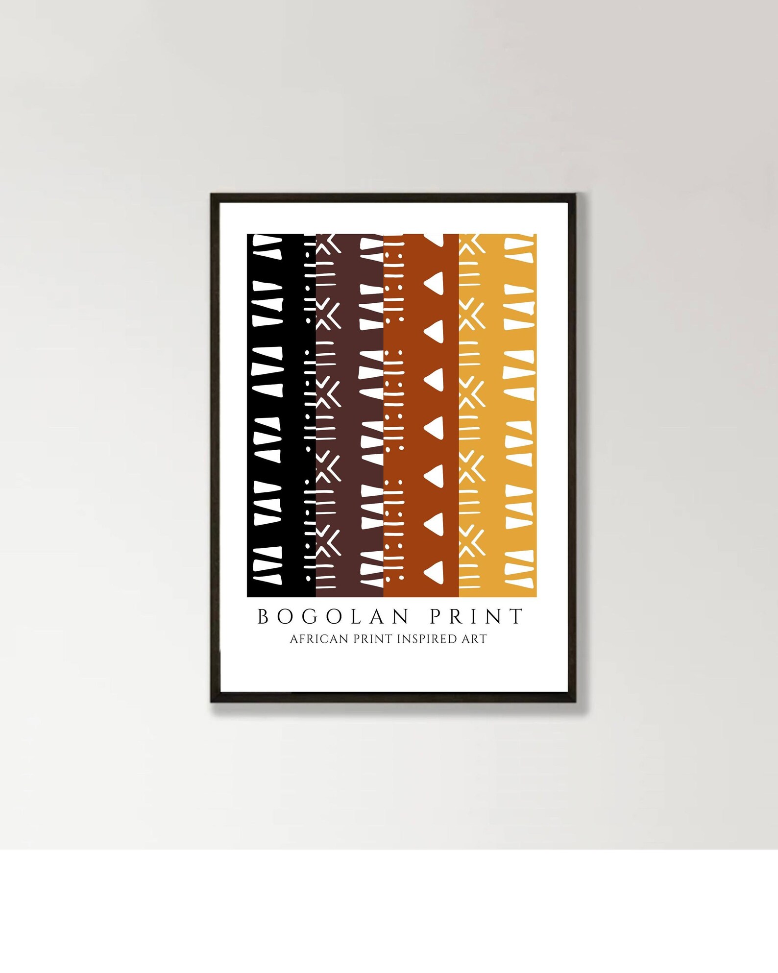 Bogolan Mudcloth Print | African Wall Art | African Print Poster ...