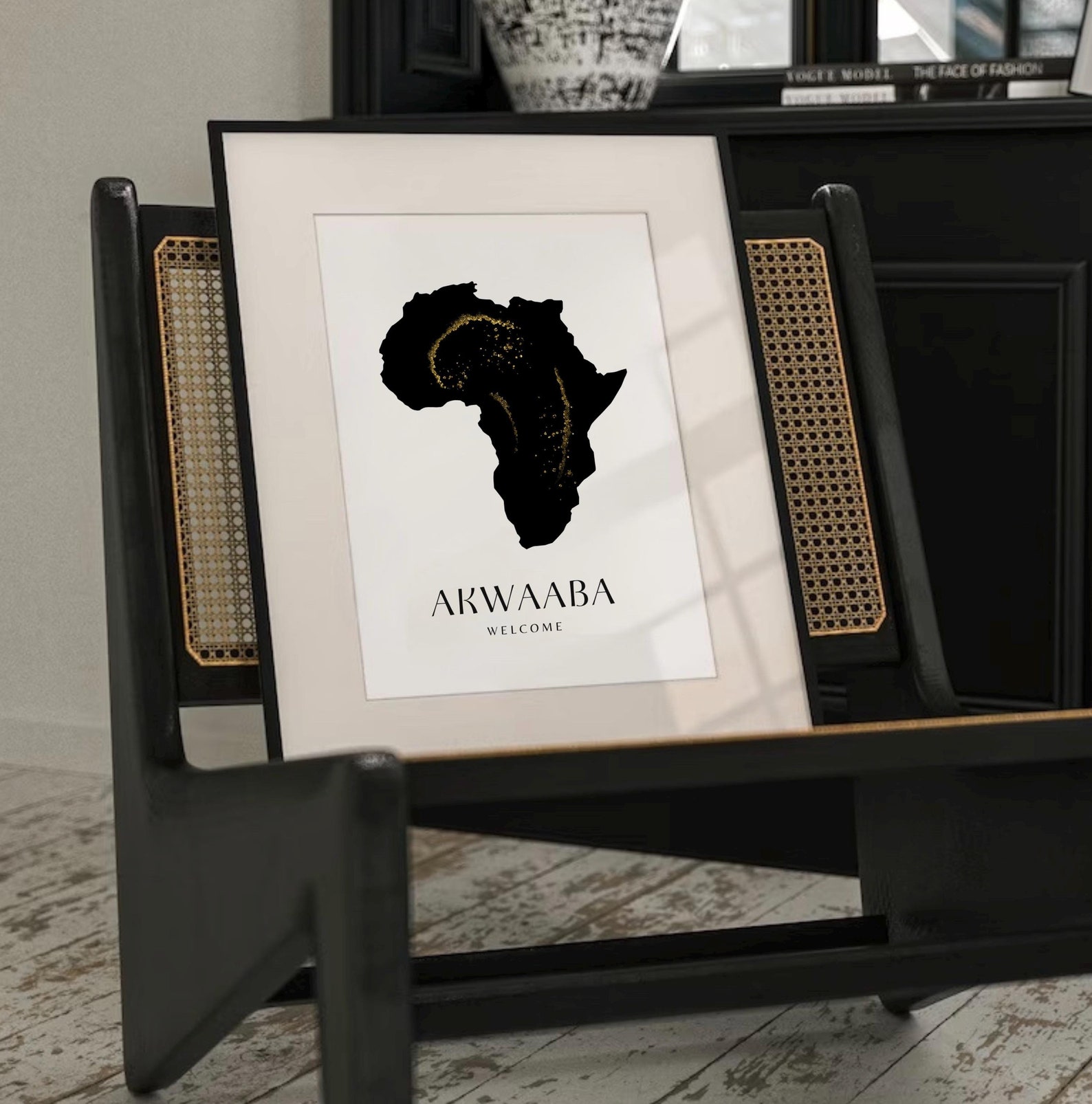 Ghana Akwaaba Wall Art | African Wall Art Print | Ghana Wall Art ...