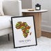 Kente Akwaaba Wall Art Print | African Wall Art Prints | Ghana Wall Art ...