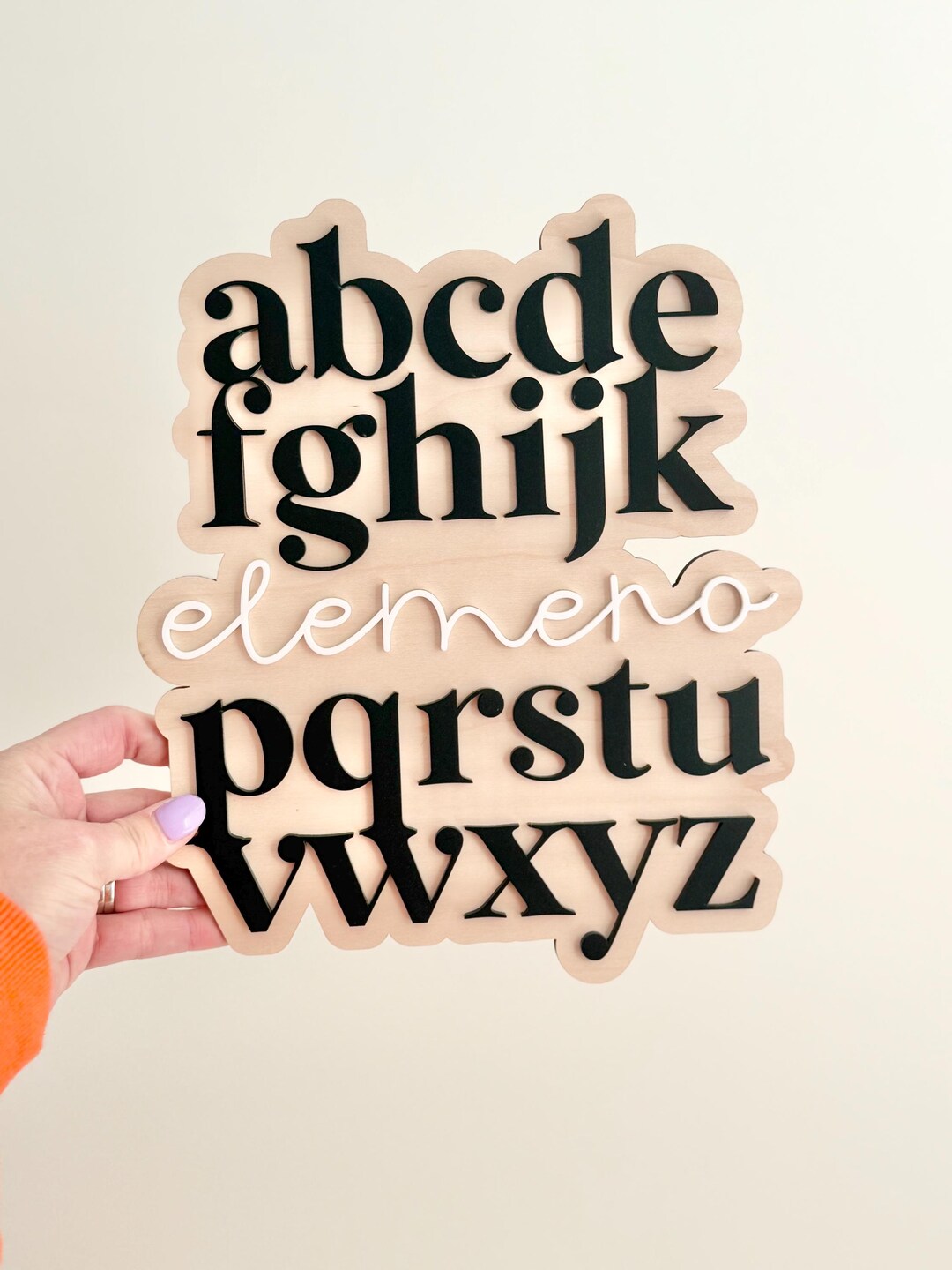 Playroom Decor - Alphabet Sign, Classroom Decor, Daycare Decor ...