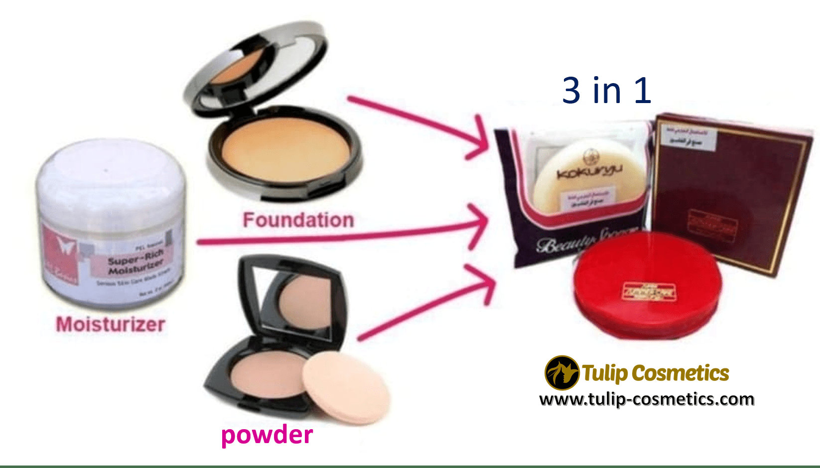 100% Orginal Super Summer Cake Powder, Foundation, Moisturize 3 in 1 ...