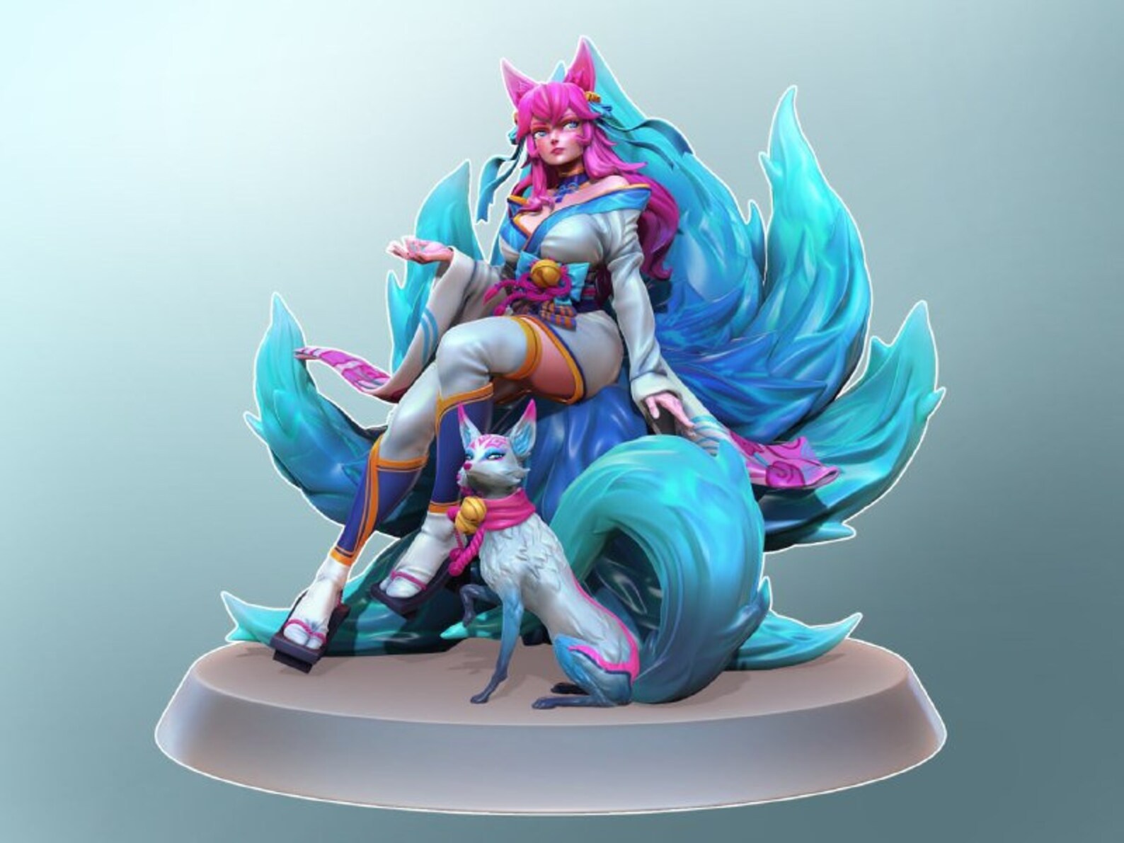 Spirit Blossom Ahri Nsfw Stl 3d Print Etsy Ireland