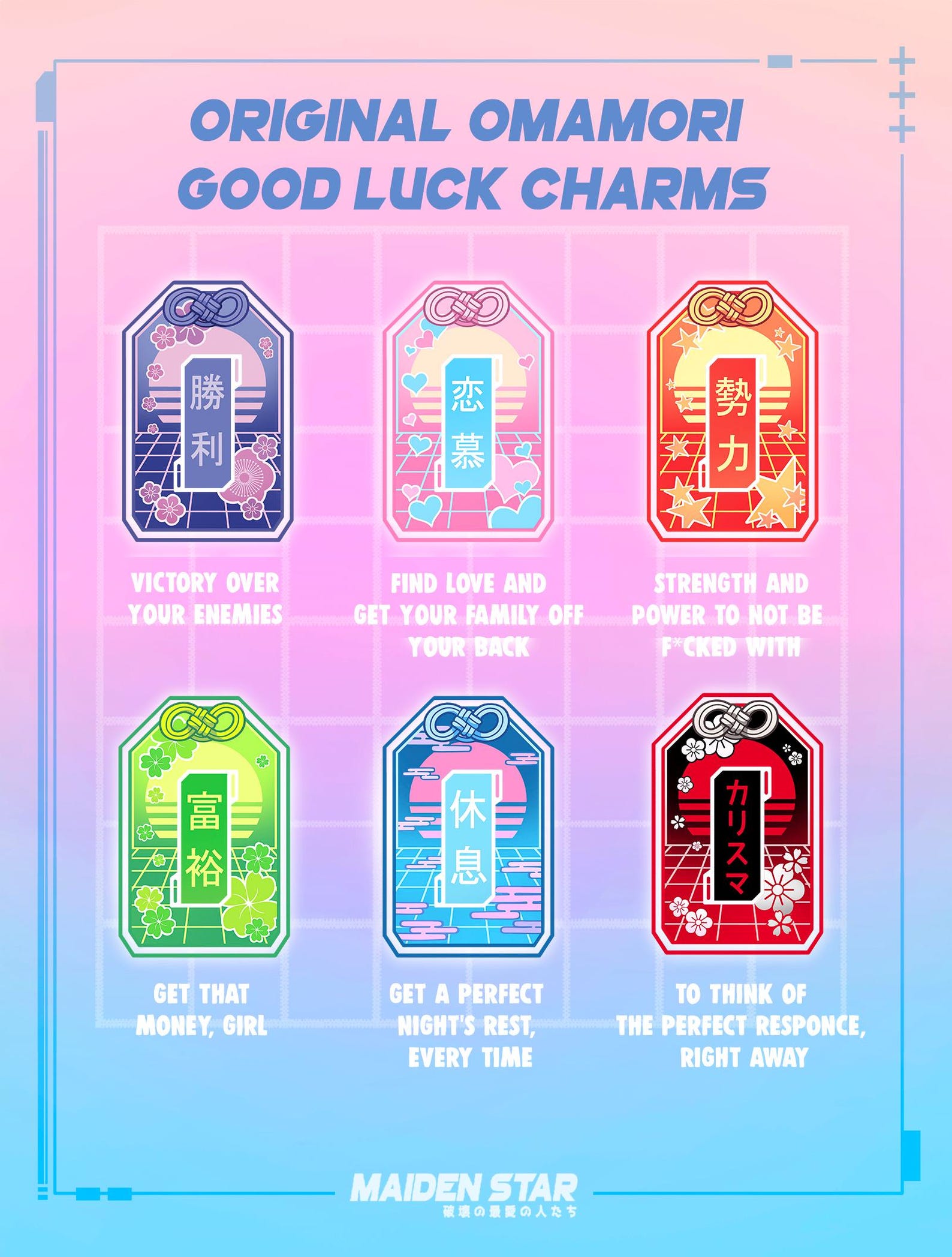 Original Omamori Luck Charms - Etsy Canada