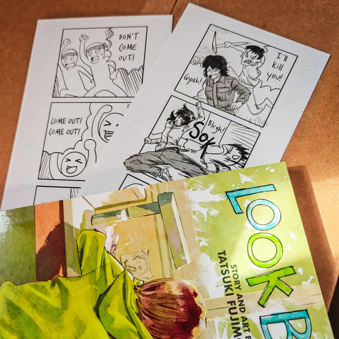 Look Back Comic Strip Replicas - Double-sided Print Set - Etsy