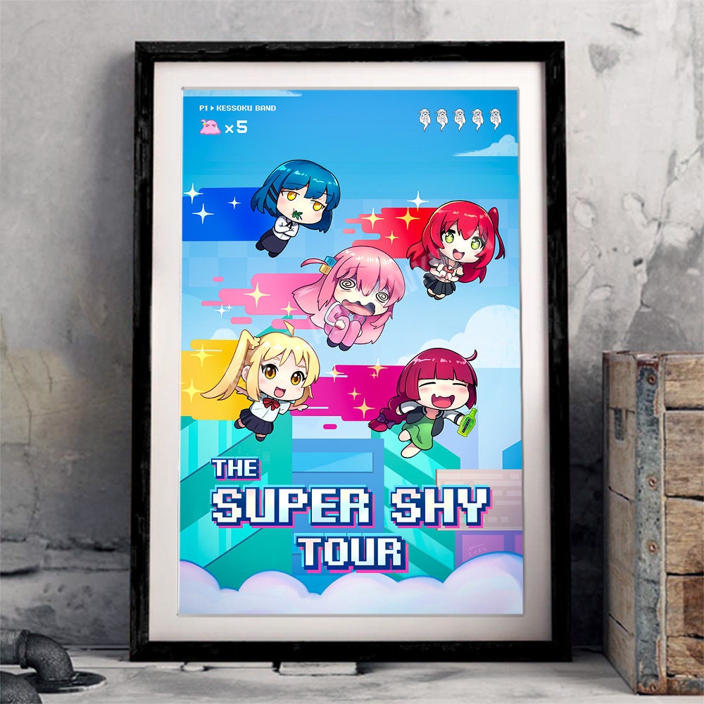 Super Shy Tour - Art Poster - Etsy
