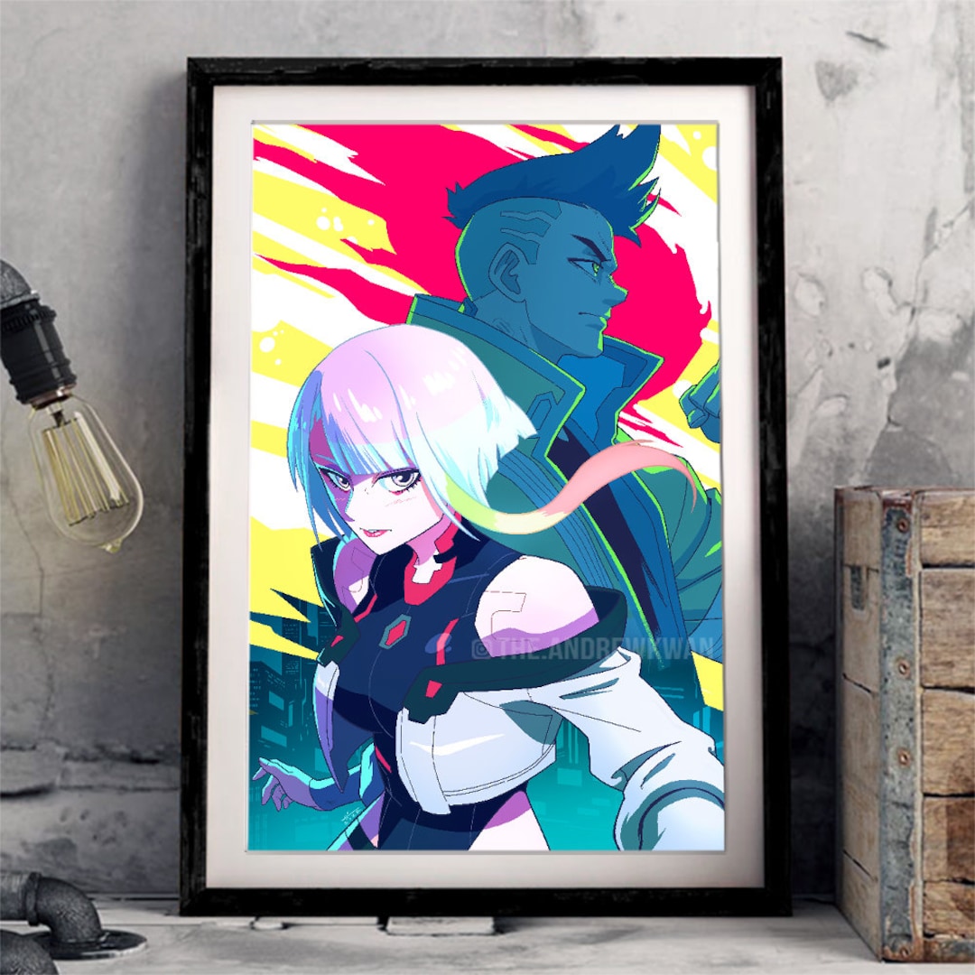 Lucy to the Moon - EDGERUNNERS Poster - Etsy