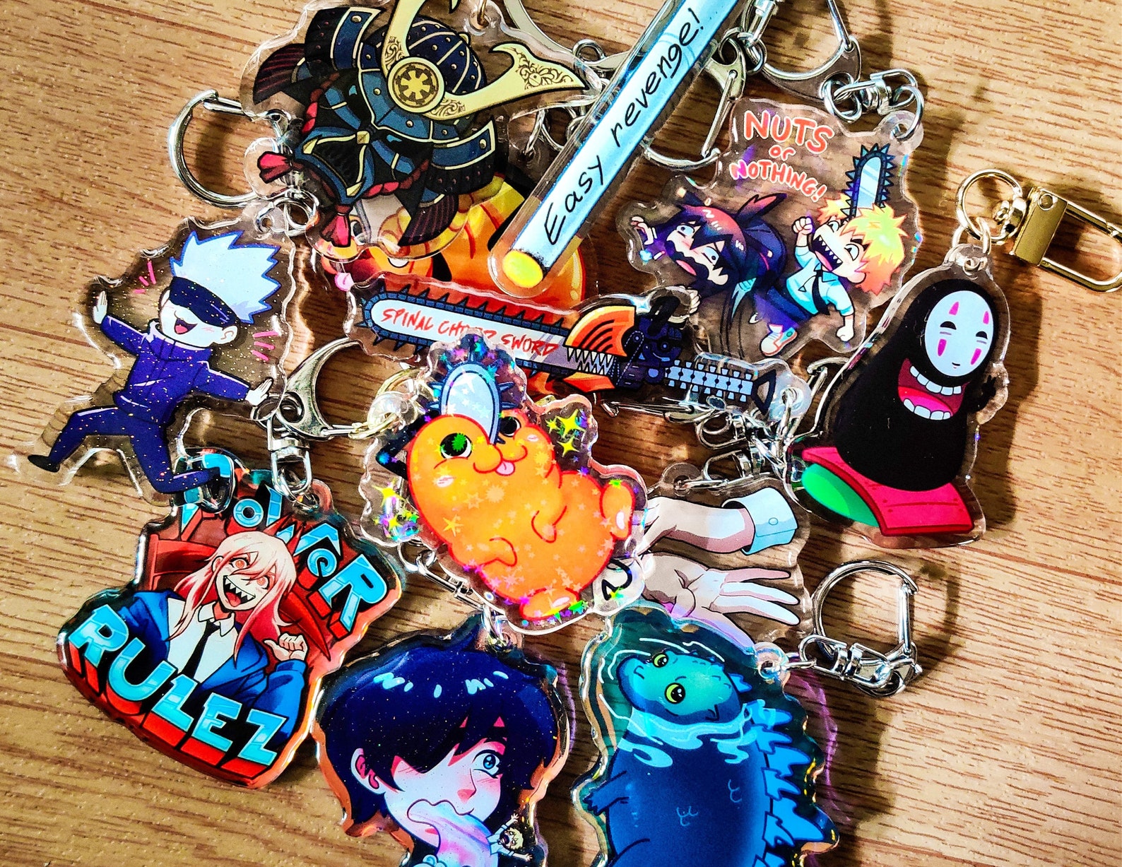 Anime Keychain Charms - Etsy