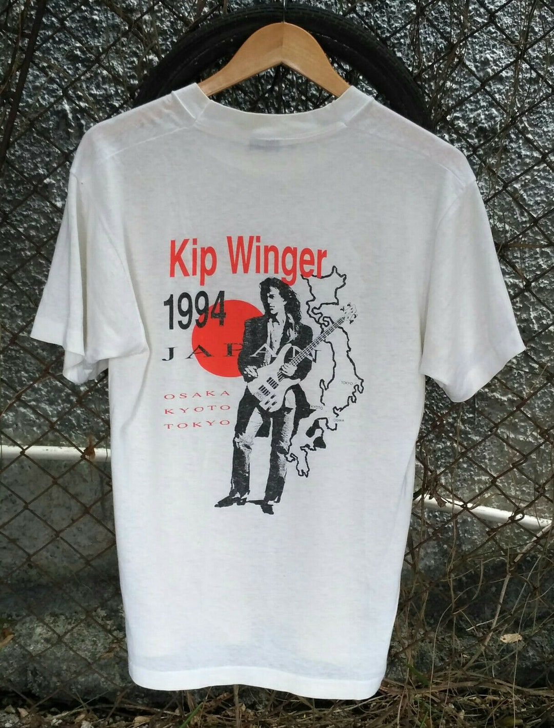 Best Shirt Vintage 1994 Ibanez Kip Winger Japan Tour Tshirt Size Usa S ...