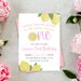 Lemon 1st Birthday Invitation Lemon 1st Birthday Lemon - Etsy