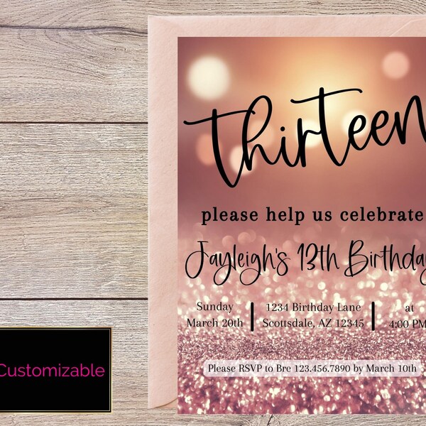 Free Birthday Invitations - Etsy