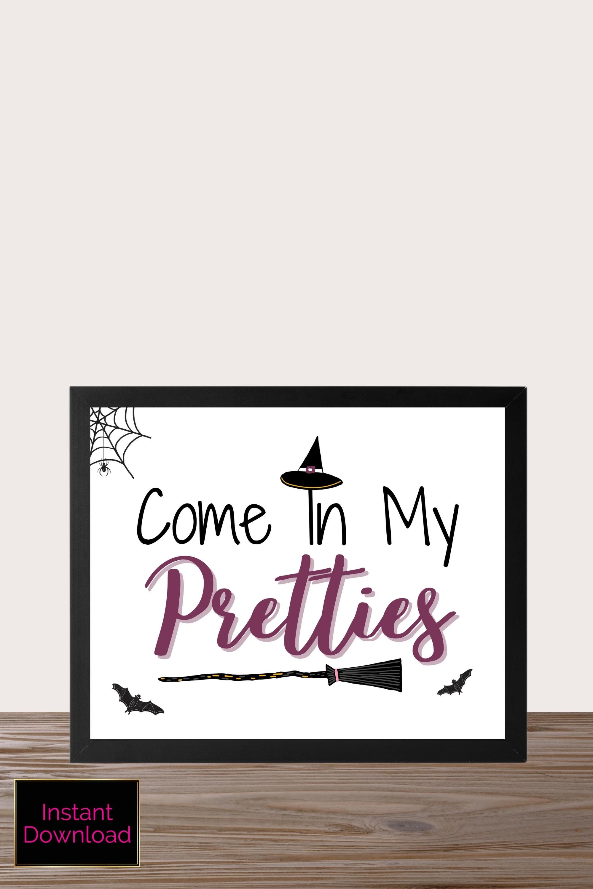 Halloween Decor Sign Instant Download Printable Wall Art - Etsy