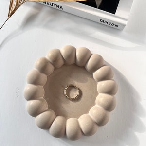 Bubble Trinket Tray, Concrete Jewelry Dish, Concrete Tray, Concrete Jewelry Tray, Decorative ...