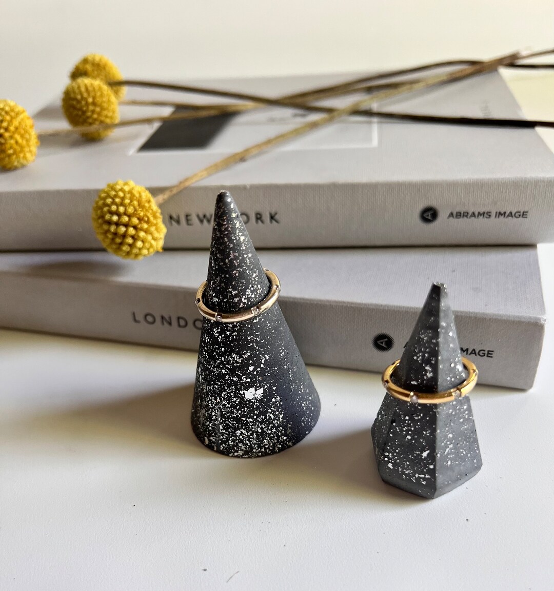 Cement Ring Cone, Ring Holder Cone, Ring Holder Wedding, Engagement ...