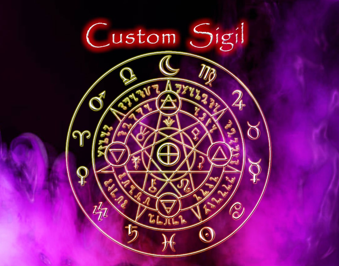 Custom Sigil for Luck, Money, Prosperity - Etsy