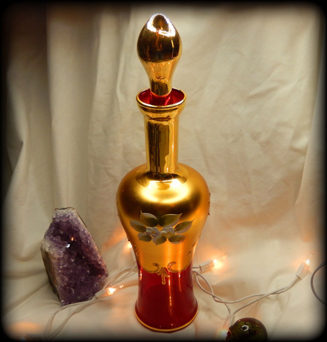 Decanter of Drakulya Tre Fuochi Murano Glass - Etsy