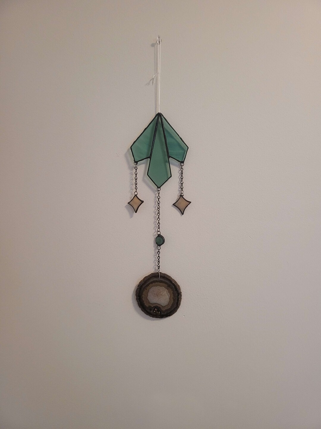 Geode Stained Glass Sun Catcher - Etsy