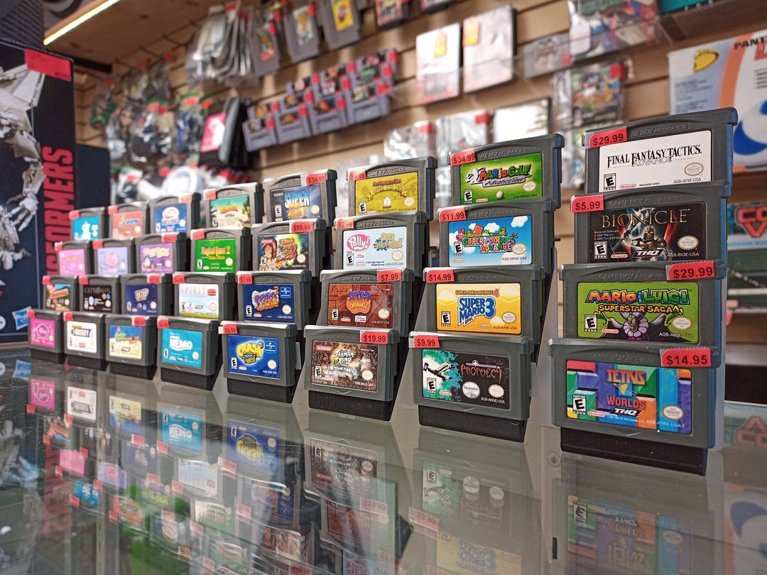 MINISTÅ Modern Universal Retro Game Stand 8 Pack // Displays 32 Games ...