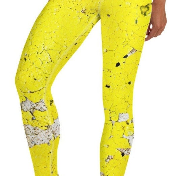 Yellow Leggings - Etsy