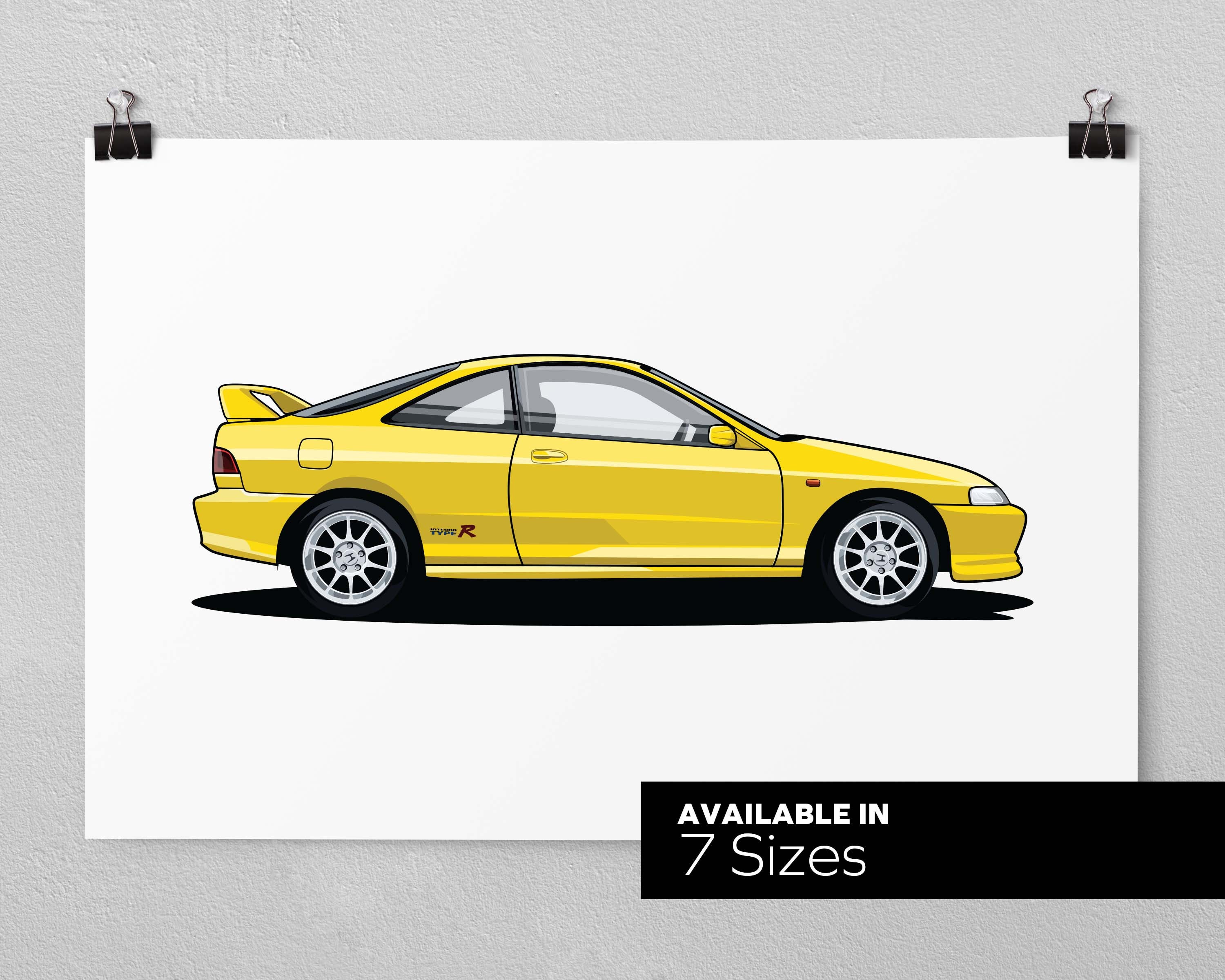 Integra Type R Jdm Yellow