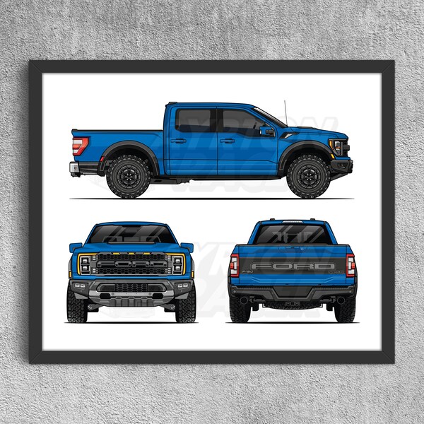Ford F 150 Raptor Poster - Etsy