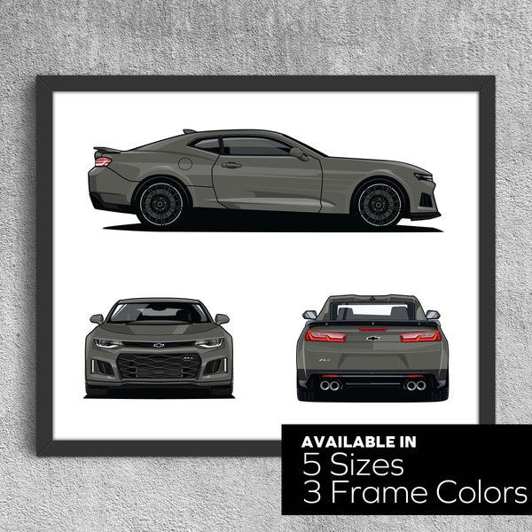 Chevrolet Camaro Zl1 Poster - Etsy