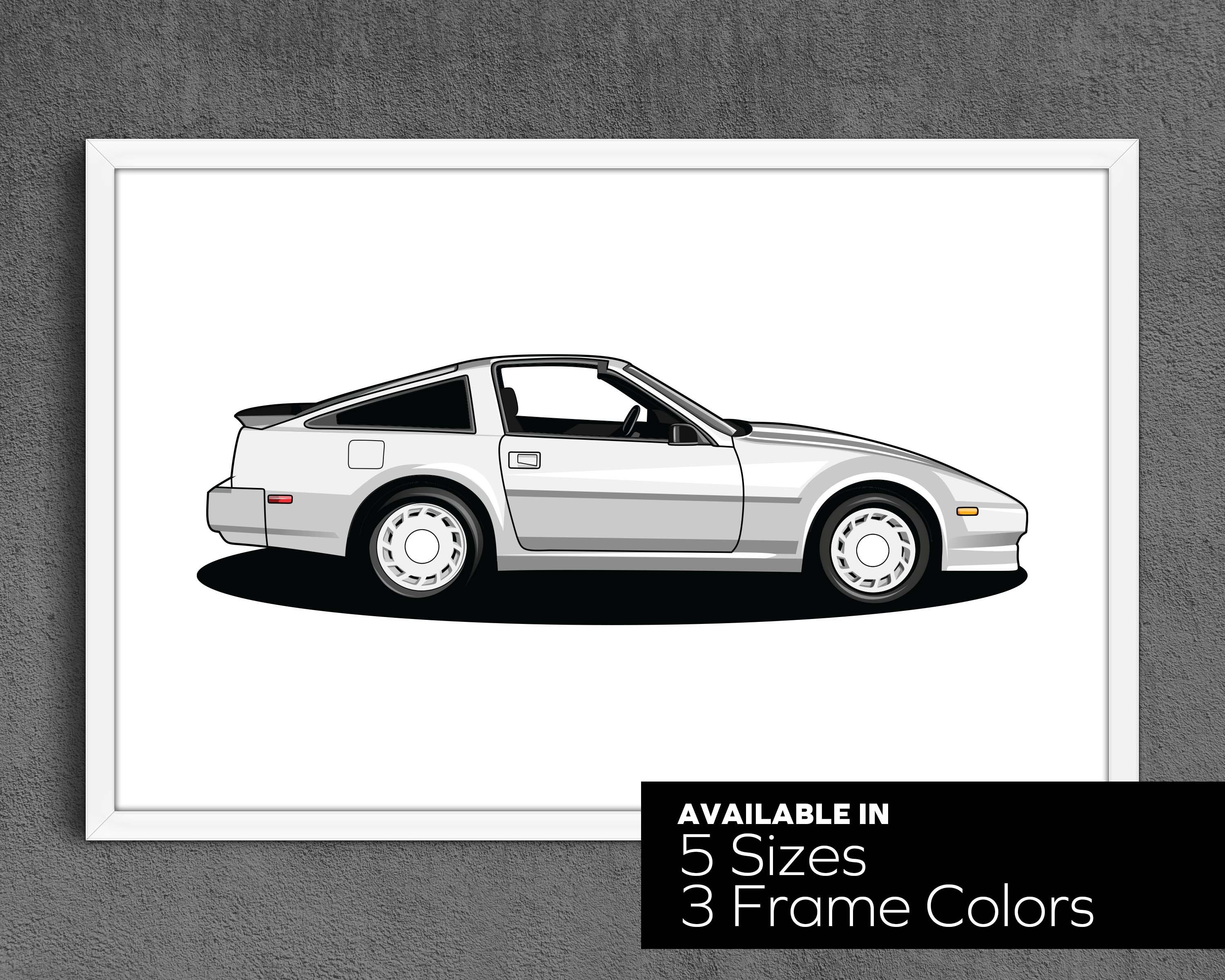 Nissan 300zx Car Drawings