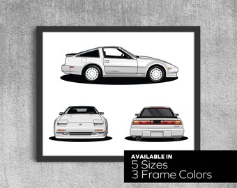 Nissan 300ZX Laser Engraved & Personalized Wall Art. Engraved - Etsy