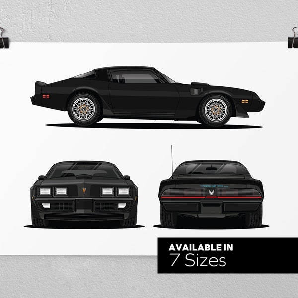 Pontiac Trans Am Wall Art - Etsy