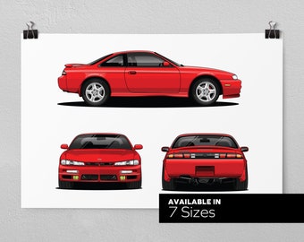 Nissan 240sx Poster - Etsy
