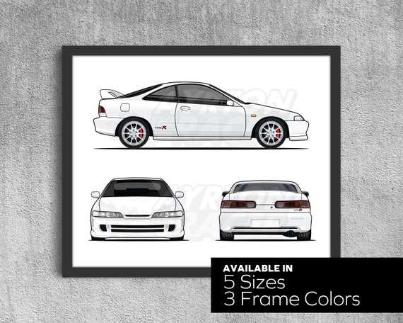 White Acura Integra
