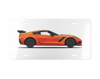 Corvette Vanity Plate - Etsy
