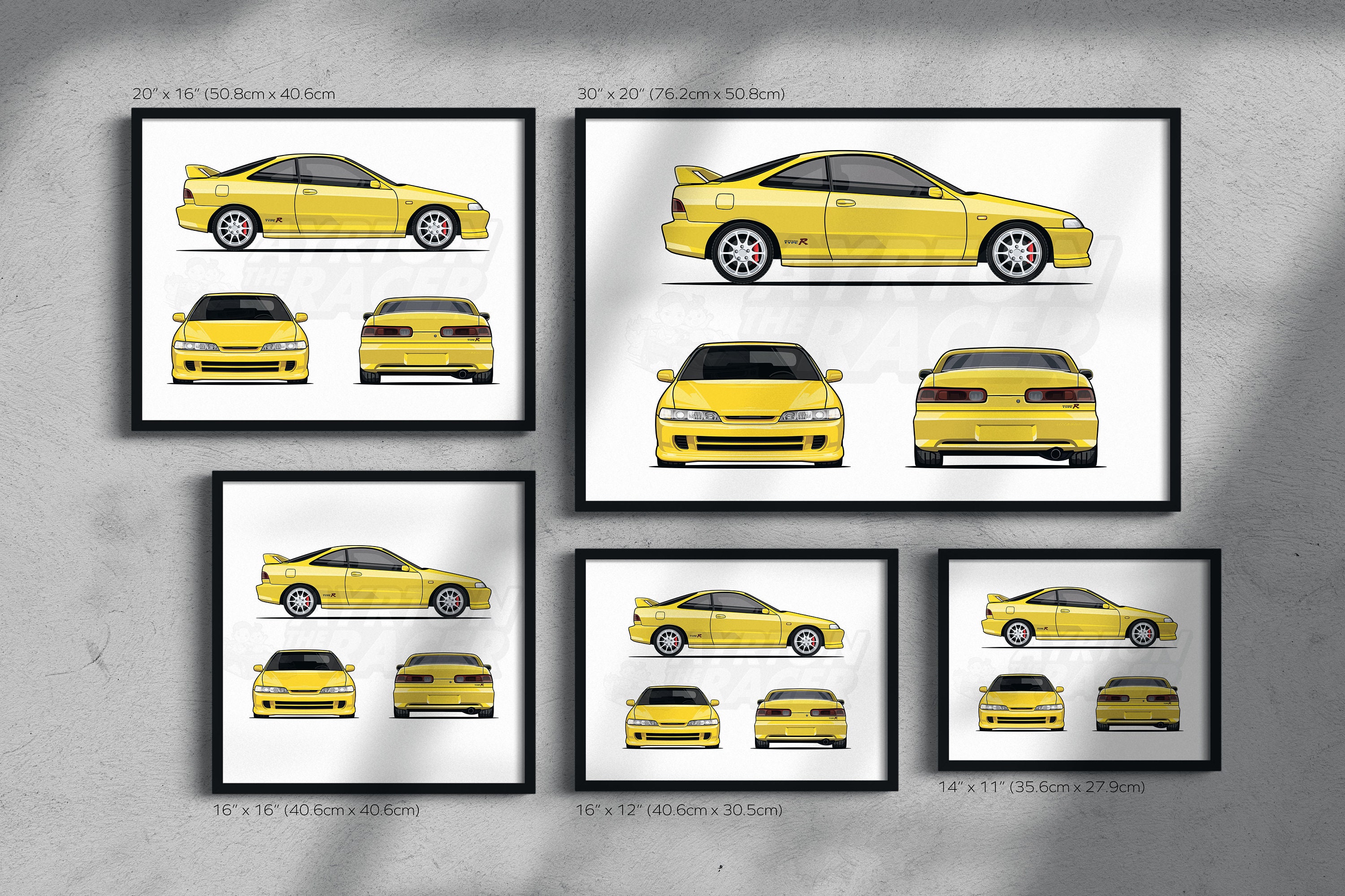 Integra Type R Jdm Yellow