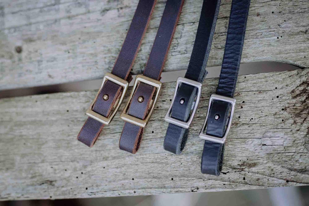 Western Reins, Oiled Leather, Closed, Brown, With and Without Rein ...