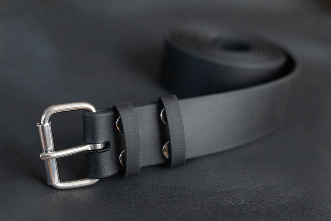 Belt Vegan 3.8 Cm Black Various Lengths Robust Belt Made of Biothane - Etsy