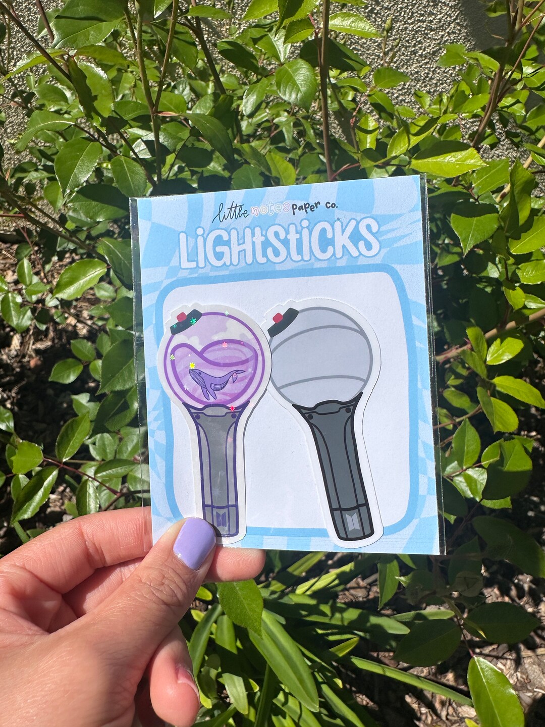 BTS Army Bomb Light Stick Sticker Set | Little Notes Paper Co - Etsy