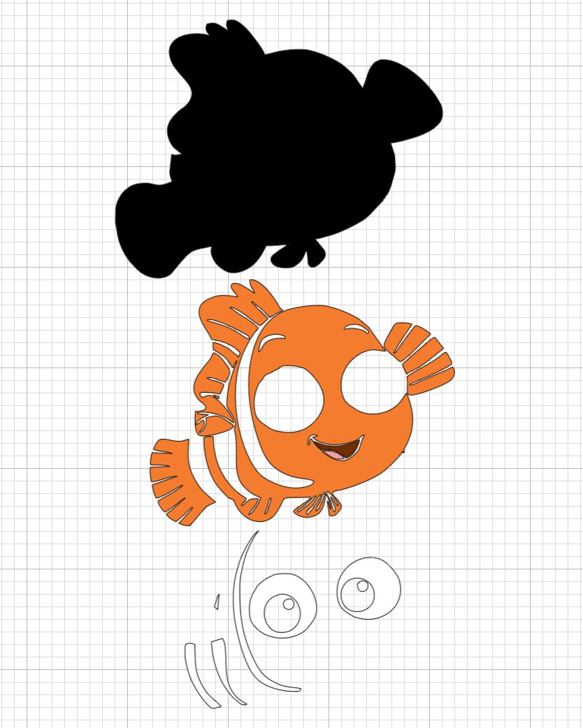 40+ Layered Nemo SVG Bundle - Cricut,silhouette, Layered by Color ...