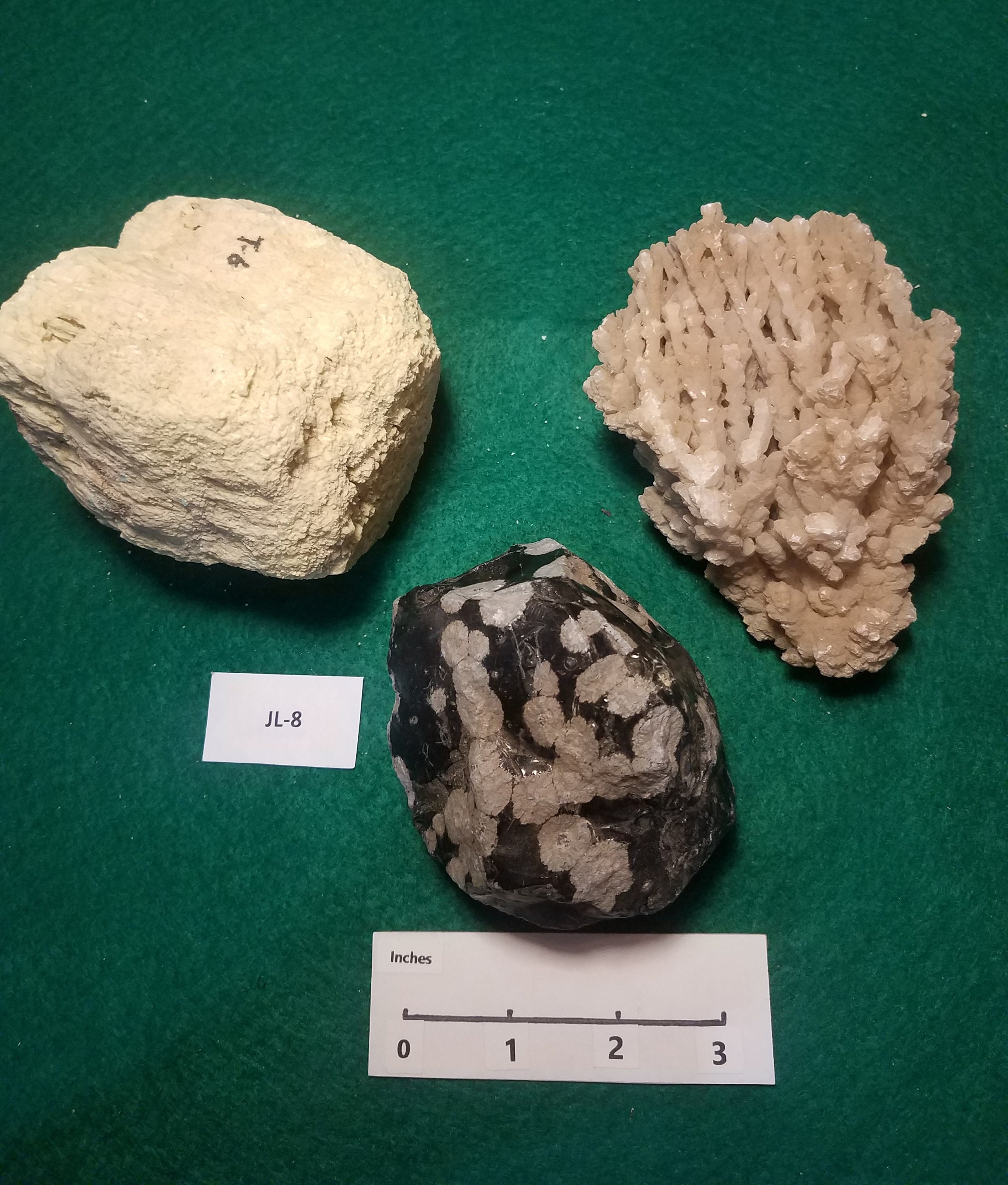 Three Large Mineral Specimens - Etsy