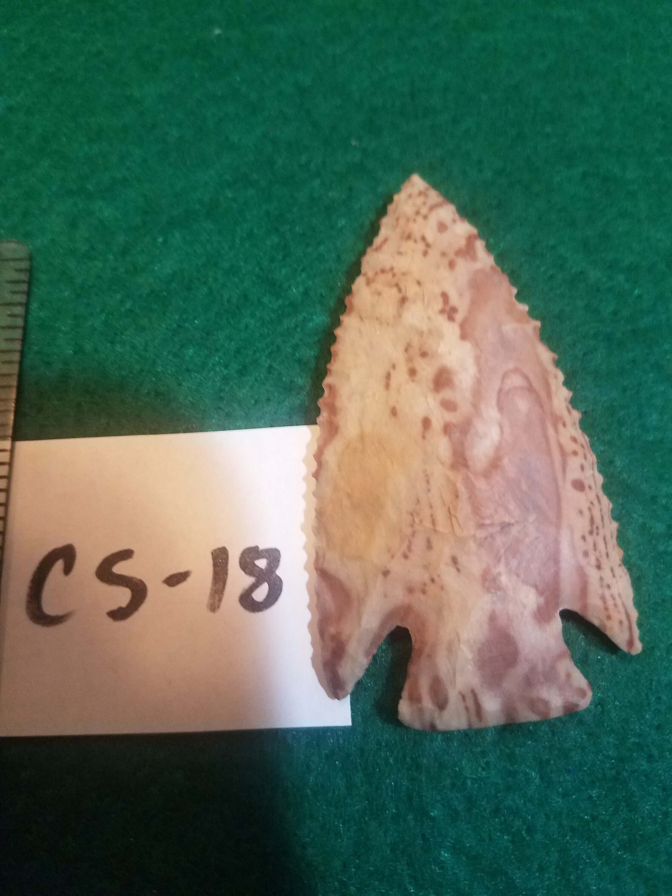 CS-18. Corner Notched Point Replication. Buffalo River Chert - Etsy