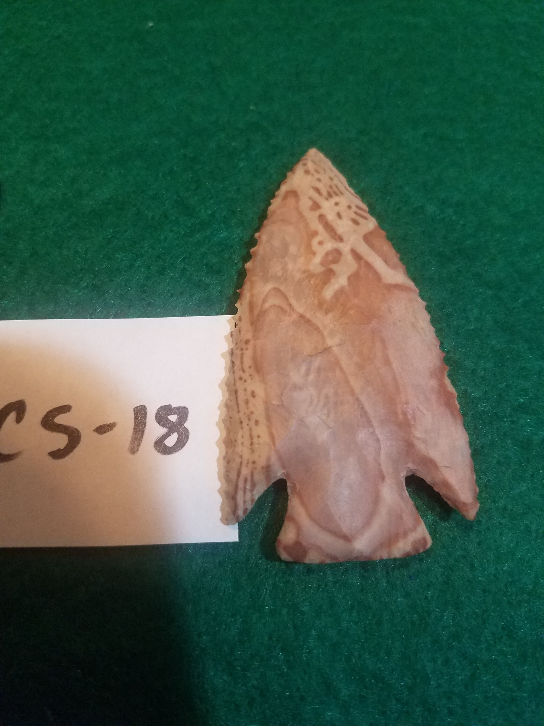 CS-18. Corner Notched Point Replication. Buffalo River Chert - Etsy