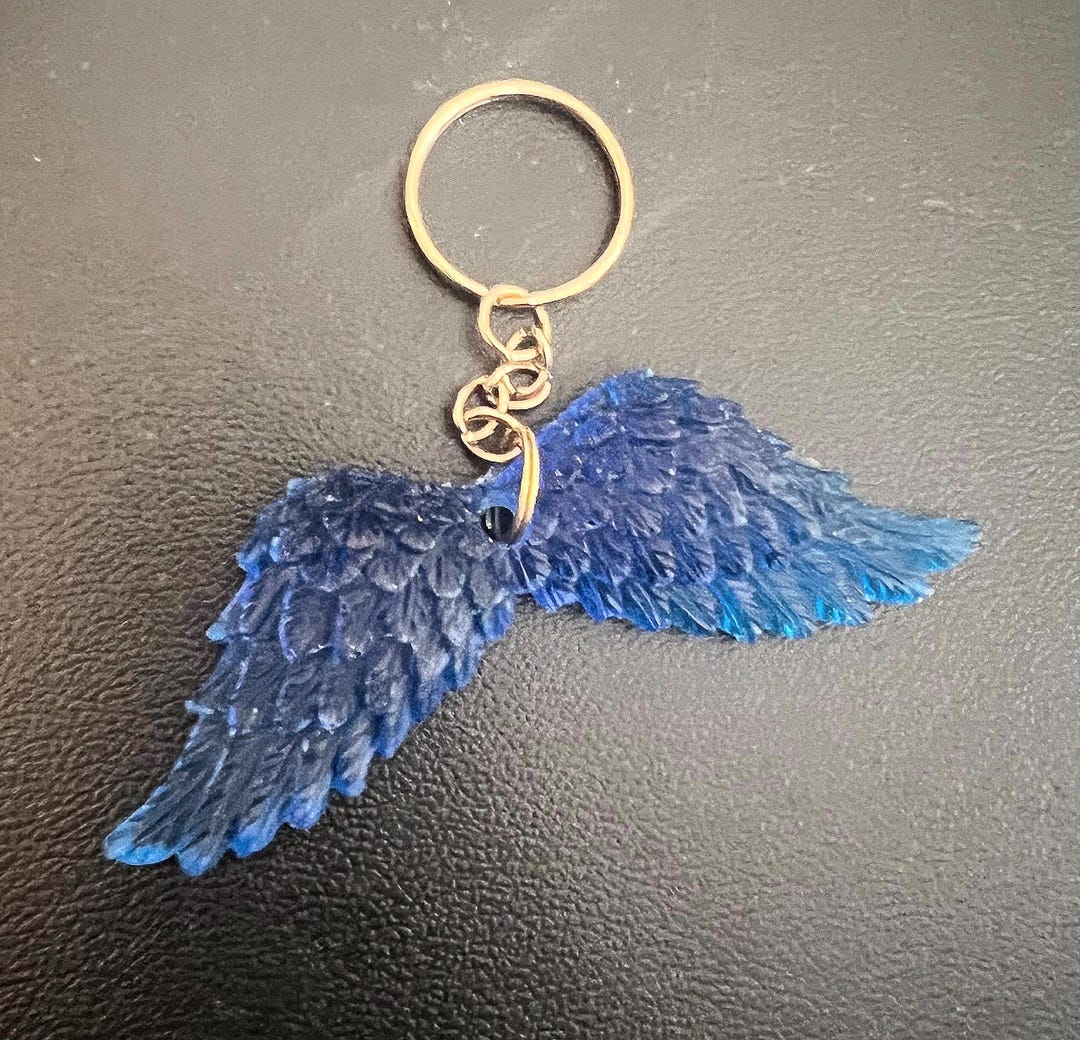 Angel Wings Keychains by Royalty United - Etsy