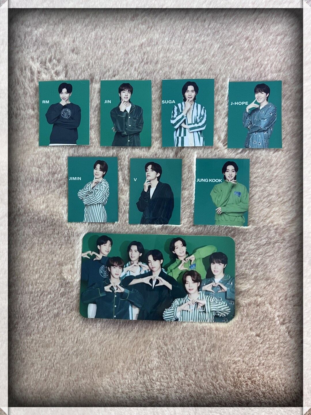 BTS Mini Fan Made Photocards - Etsy