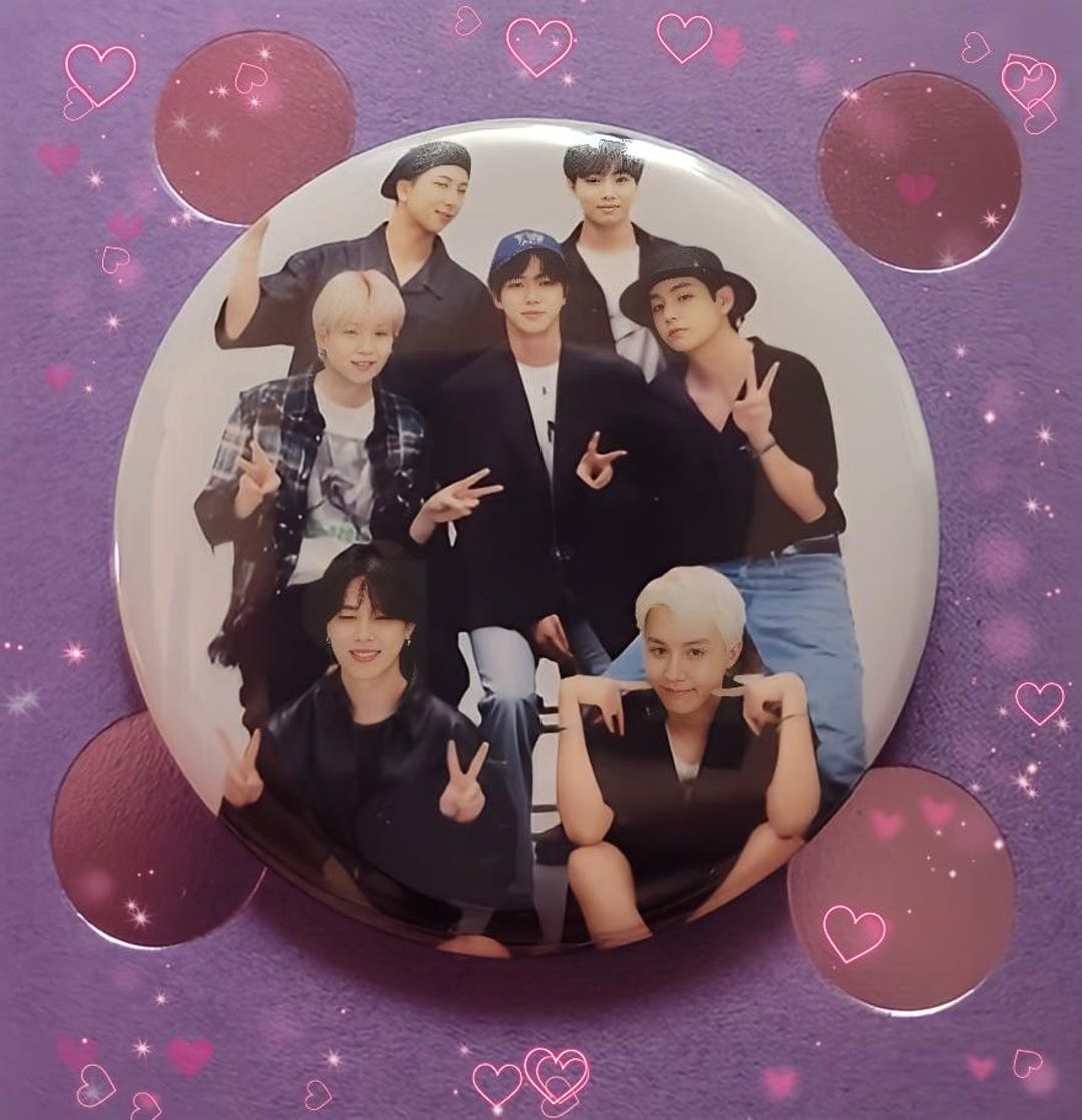 Inspired by BTS Pin - Etsy