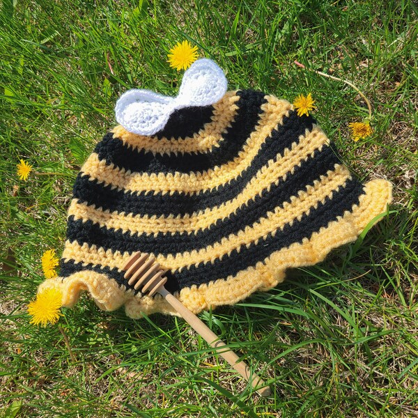 Bumble Bee Bucket Hat - Etsy